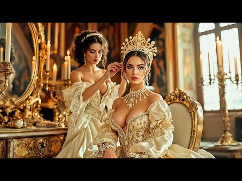 Glamorous Renaissance Queen Of England | 1950s Panavision 70 | Retrofuturistic AI Art | AI Video