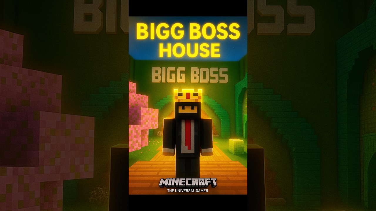 🔥I Built the ENTIRE Bigg Boss House in Minecraft! 🤯🤩
