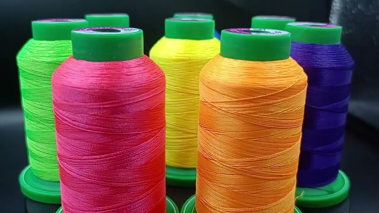 Isacord Assorted Colour Embroidery Threads – Vibrant & Durable! 🎨🧵