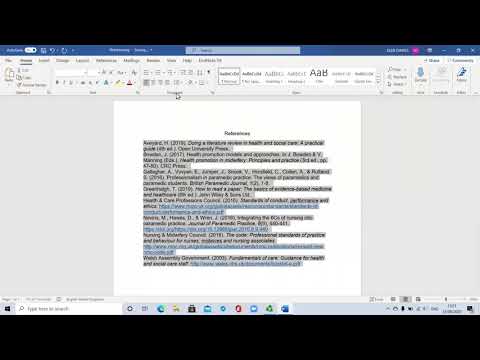 How to format your APA 7th ed reference list default