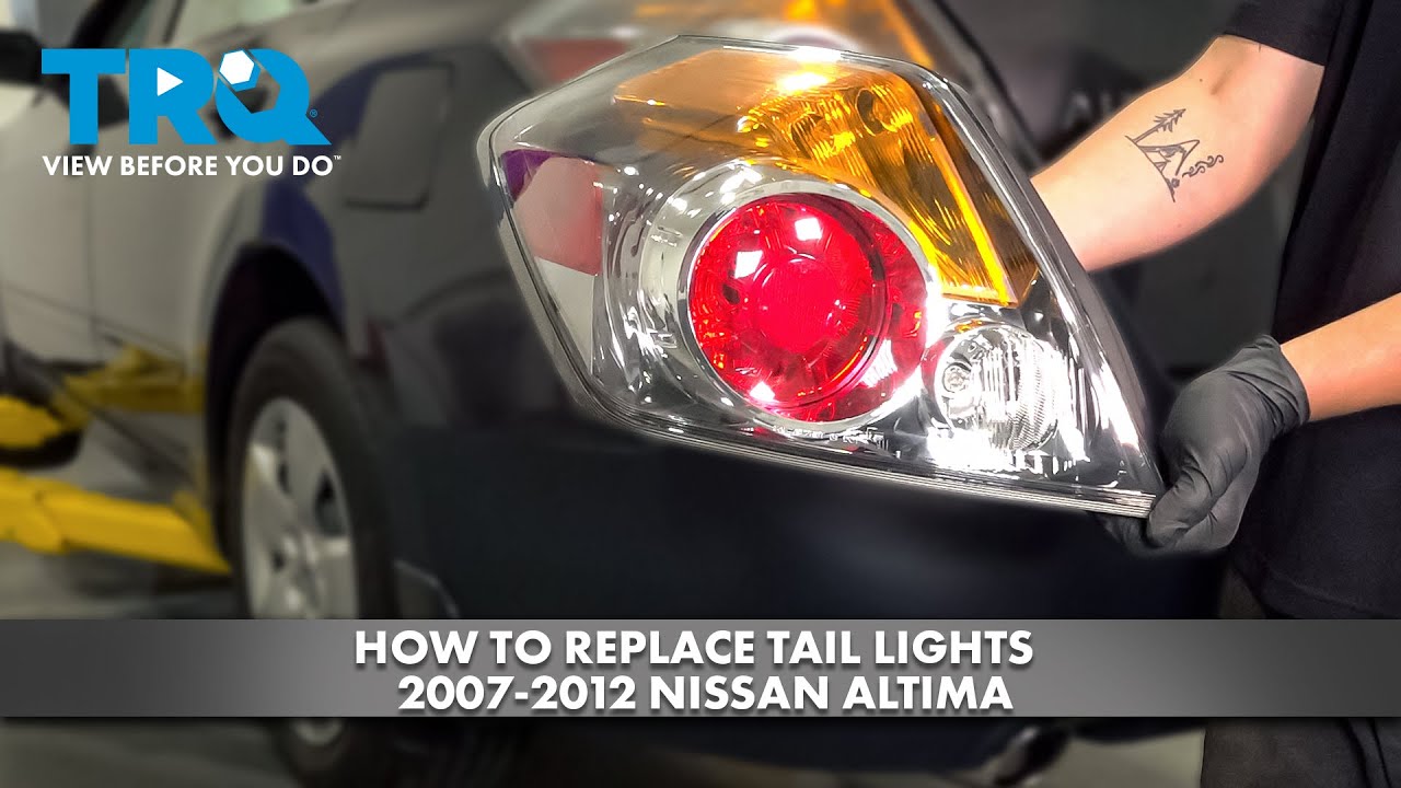 How to Replace Tail Lights 2007-2012 Nissan Altima
