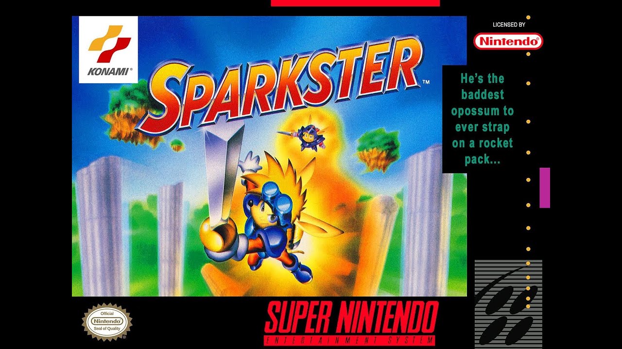 Sparkster SNES Full Playthrough (Hard)