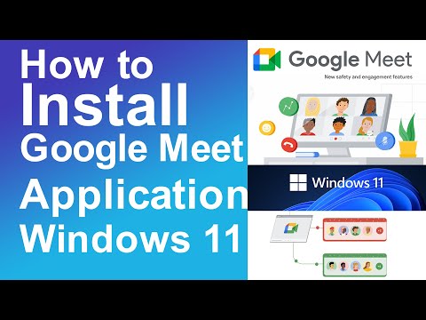 How to install Google meet app in windows 11