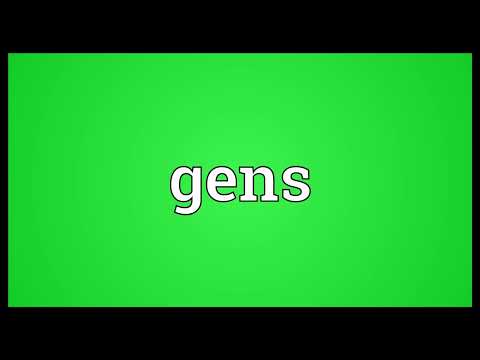 Gens Meaning