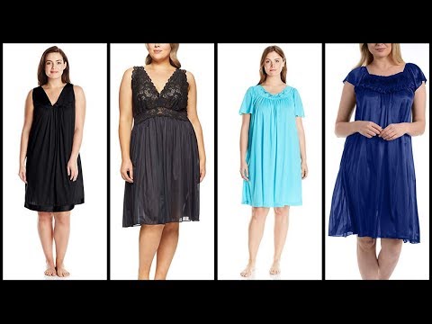Trendy plus size nightwear nightgowns for women