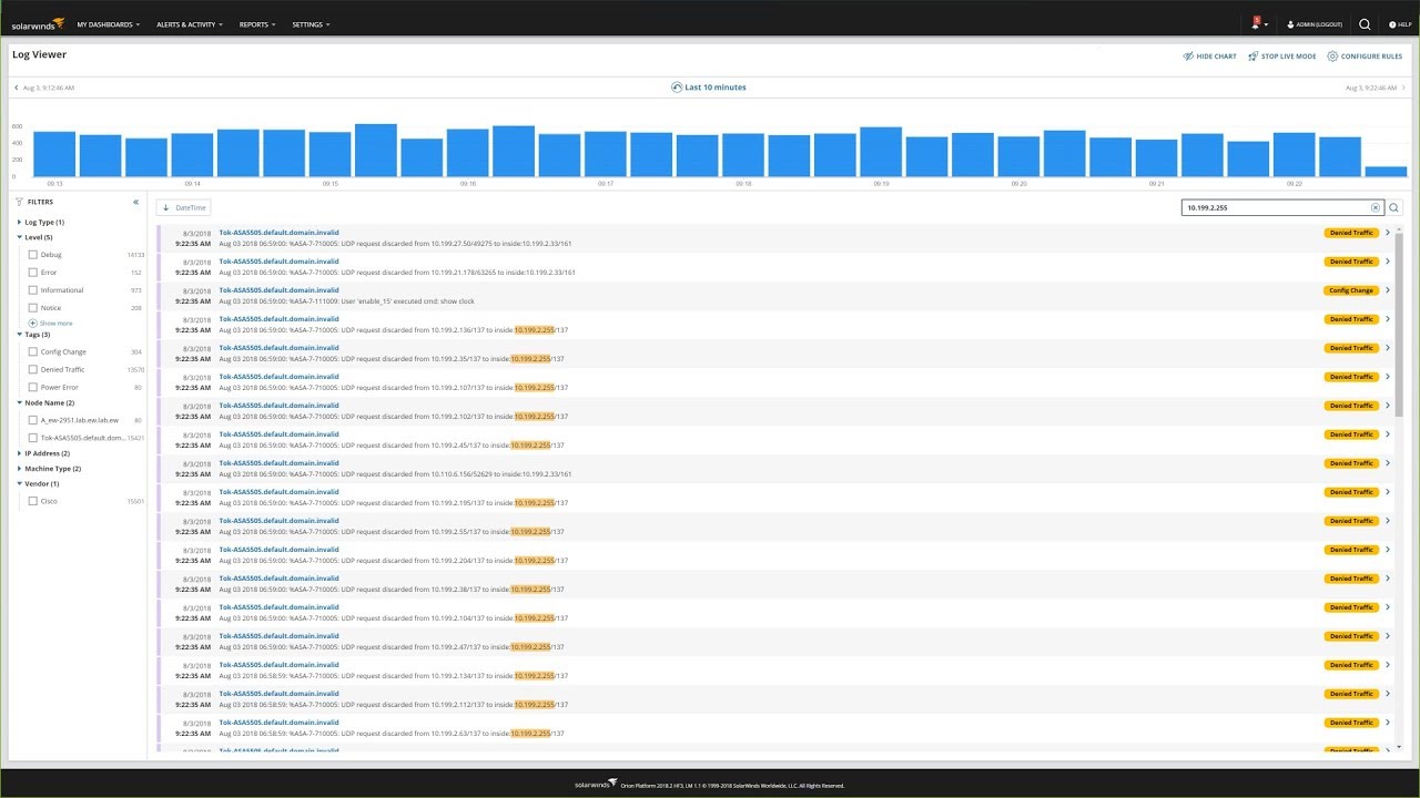 Log Analyzer Guided Tour