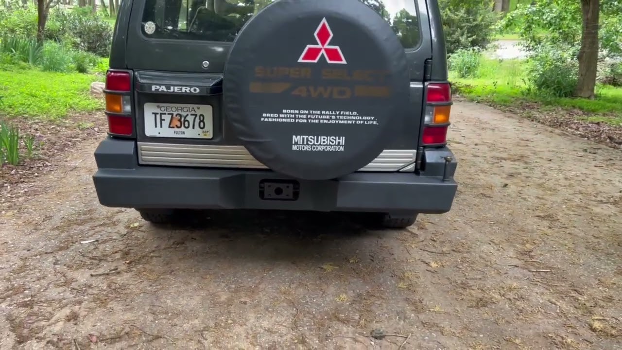 Mitsubishi Pajero rear bumper