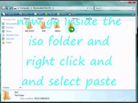 how to play iso and cso games on a psp