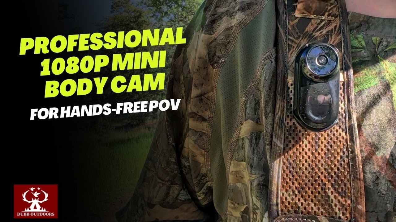 Professional 1080P Mini Body Cam for Hands Free POV