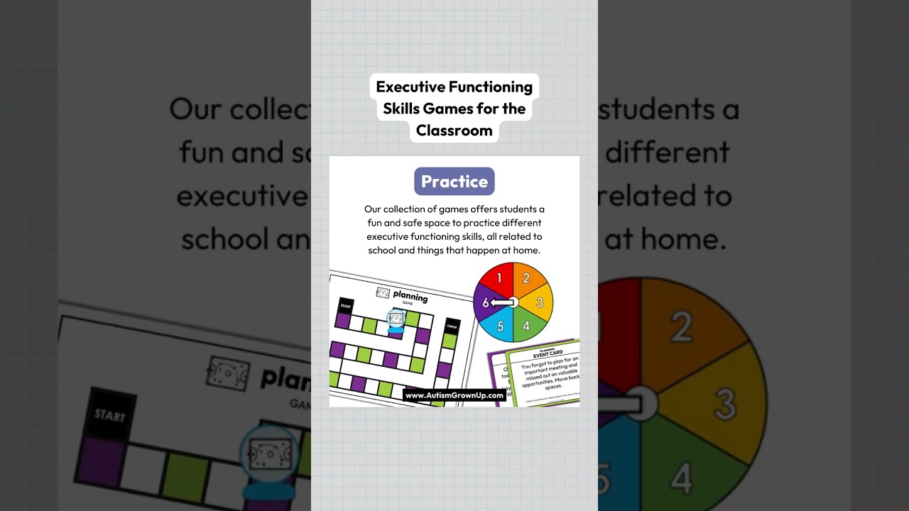 In the Classroom - Executive Functioning Skills Games 🎲