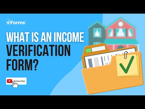 Income Verification Form EXPLAINED