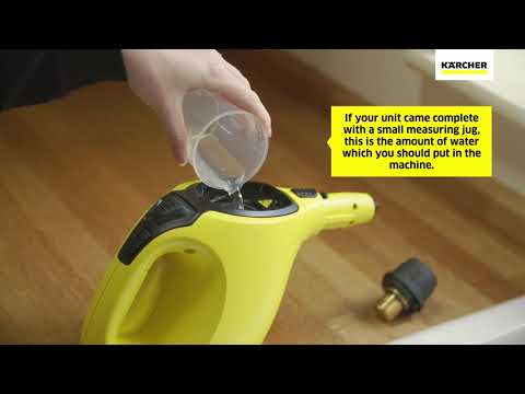 Karcher SC1 Hand Held Steam Cleaner - How To Produce Steam