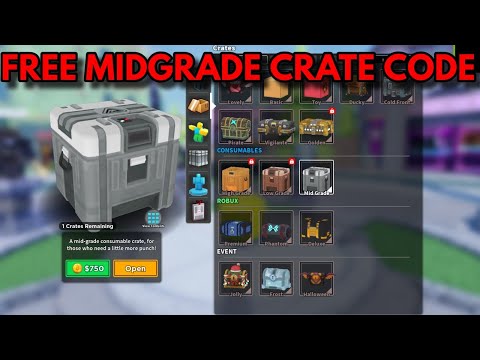 FREE MIDGRADE CRATE CODE | ROBLOX Tower Defense Simulator