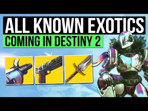 DESTINY 2 | 15 New Exotic Weapons, Swords & More! - Lets Play ...