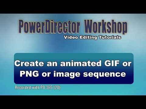 Create an animated GIF or PNG or image sequence