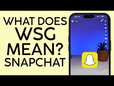 What Does WSG Mean on Snapchat 2022