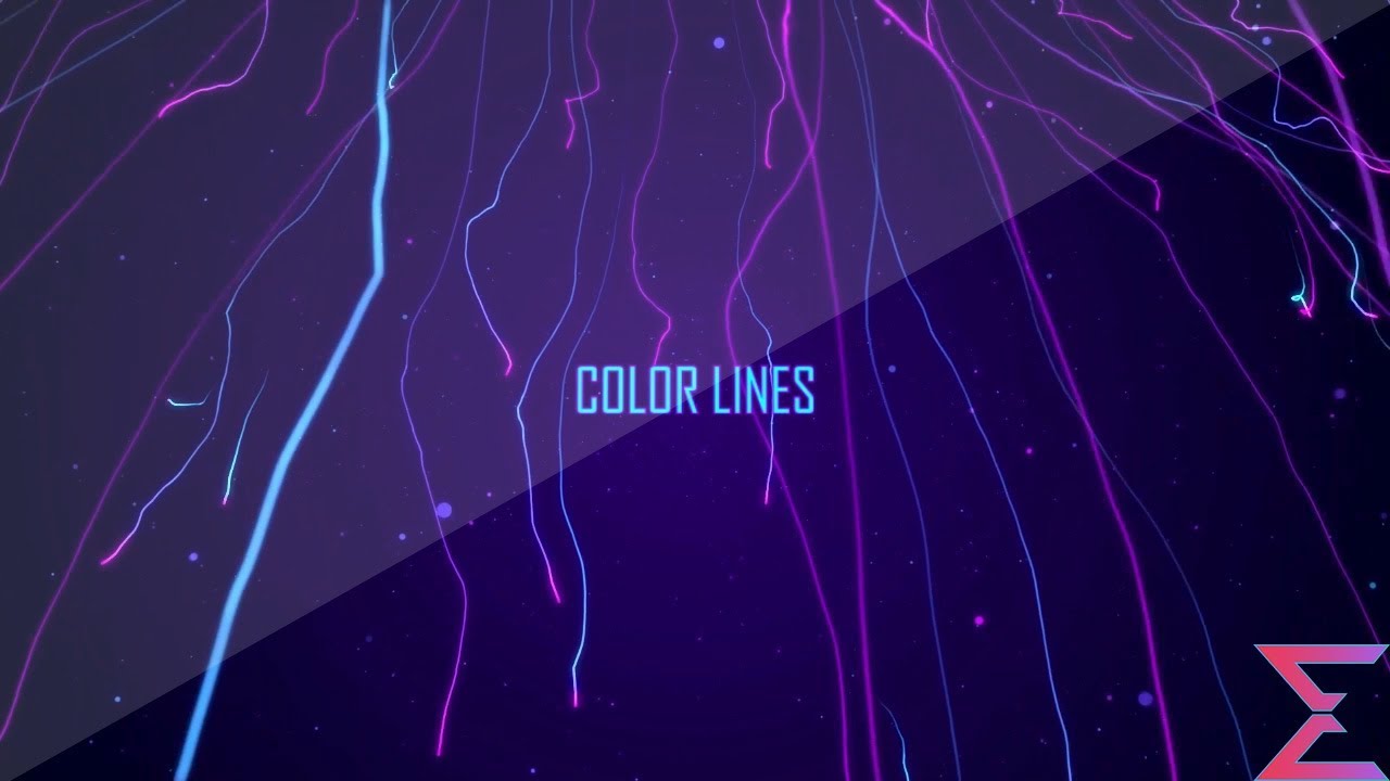 Free Sony Vegas Intro Template #34 : Colour Lines Intro Template for Sony Vegas 13