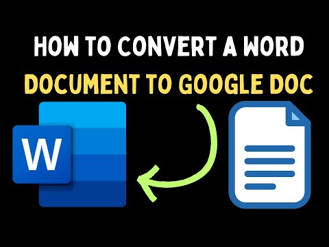 How to Convert a Word Document to Google Doc on Windows 11