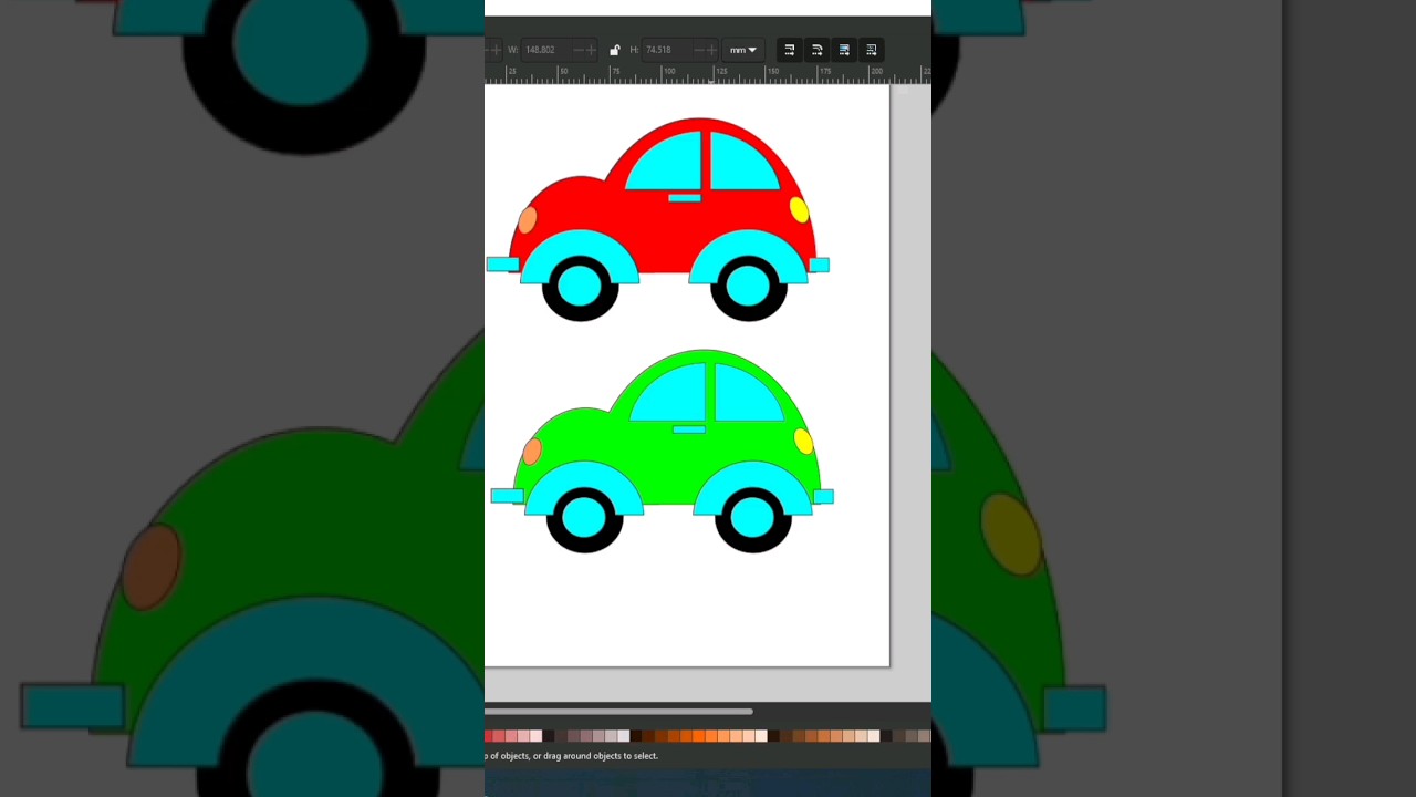 Mr Bean Like Cartoon Like Car Drawing. Inkscape Vector Drawing. #drawing #mrbean #cartoon #art