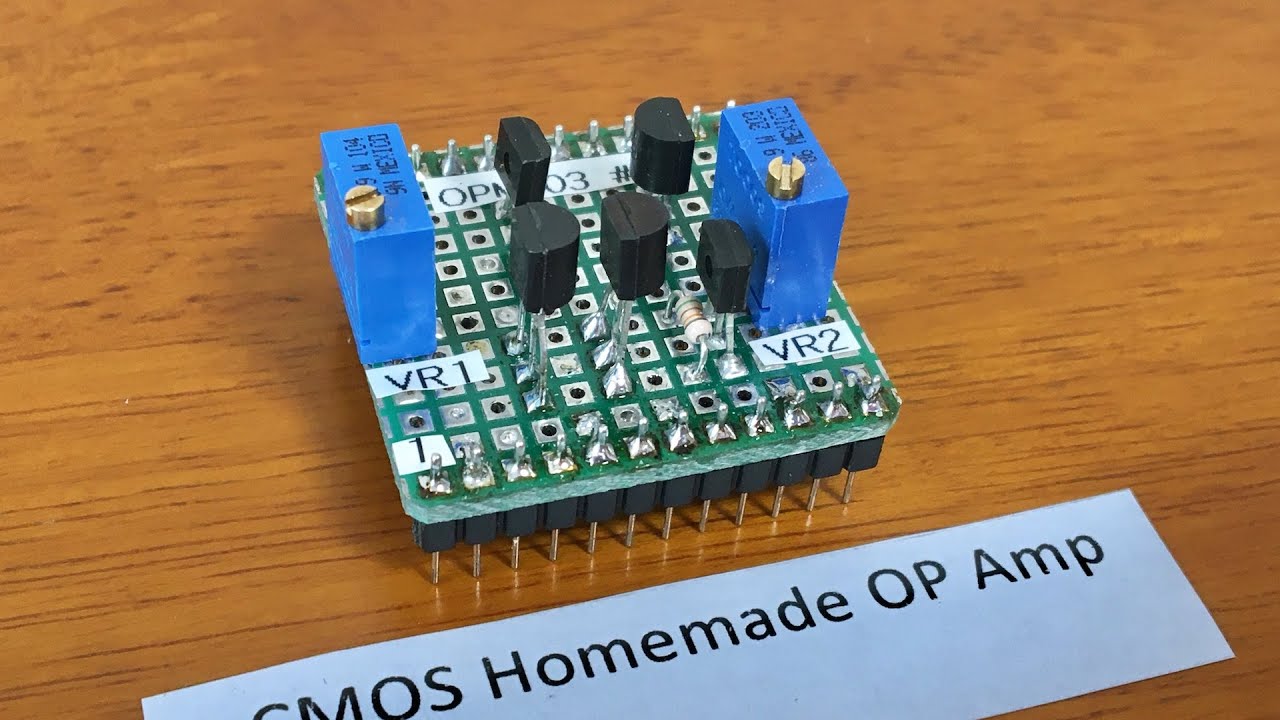 CMOS homemade operational amplifier OPM-03