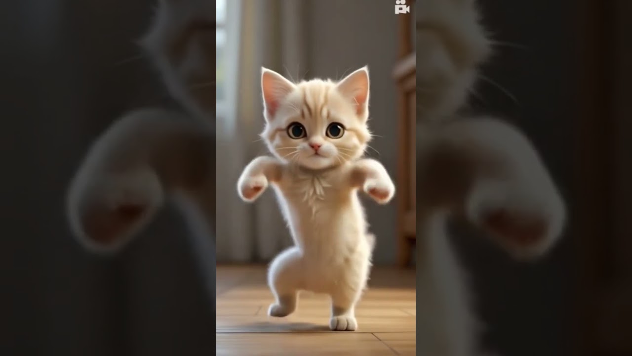 Gatito bailando. #gatos