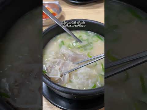 Cheap eats Seoul | Michelin restaurant | Ox bone soup Imun Seolnongtang