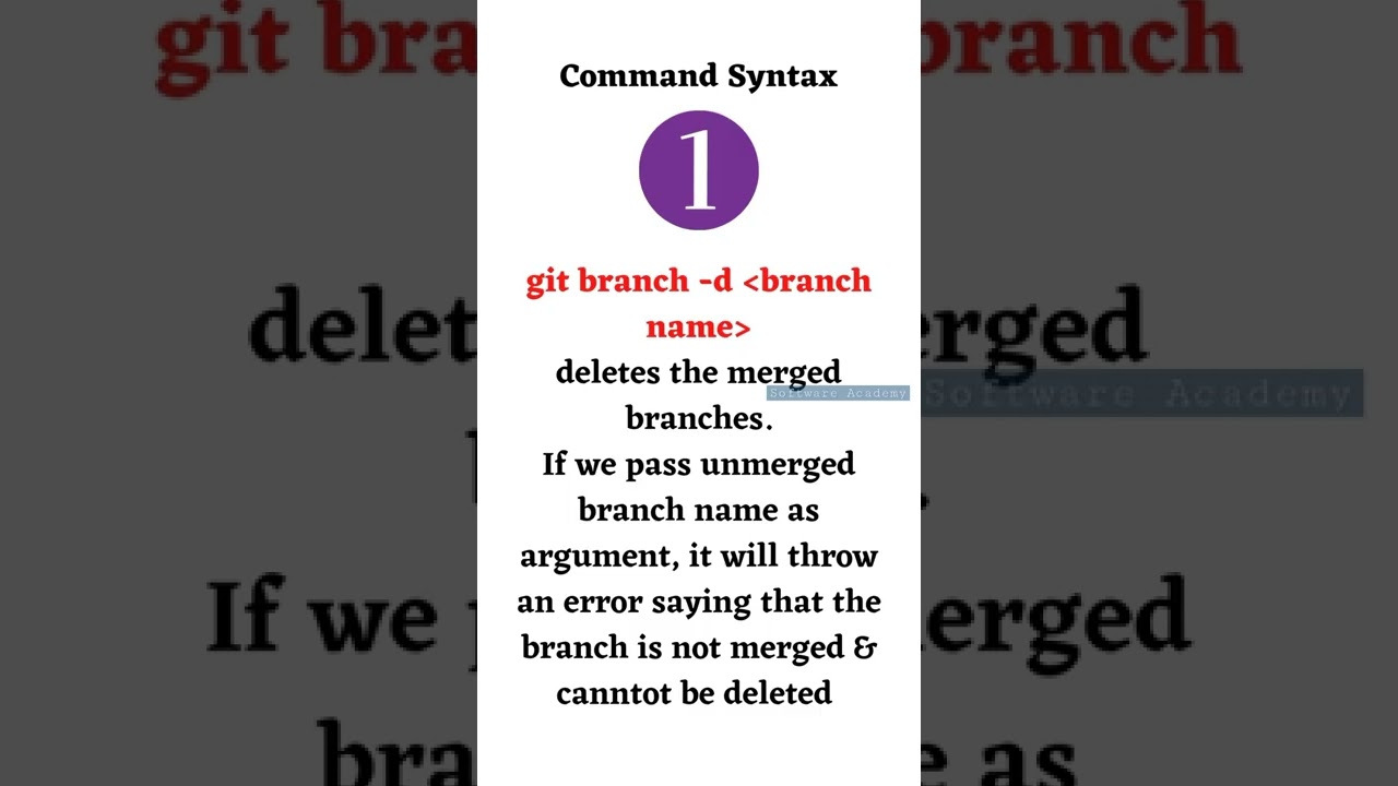 How to delete a branch in git ?  #shorts #git #github #gittutorial #githubactions #devops