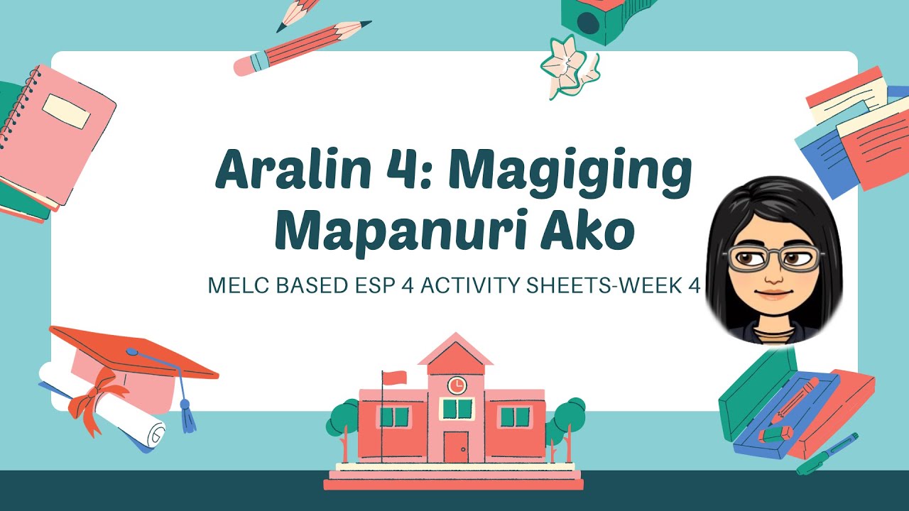 ESP 4 QUARTER 1 - ARALIN 4 MELC-BASED ACTIVITY SHEETS (WEEK 4)| Teacher BADETH