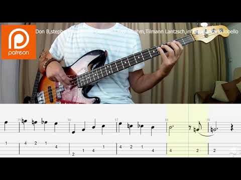 Beach Boys - Barbara Ann BASS COVER + PLAY ALONG TAB + SCORE
