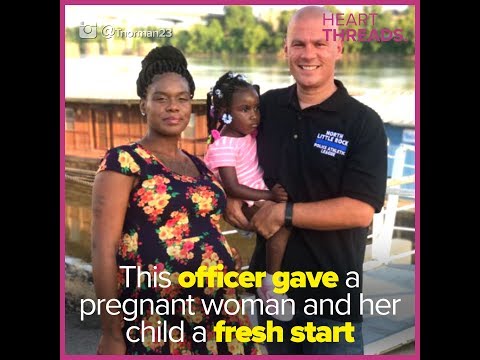 Officer Tommy Norman helps pregnant woman, child | HeartThreads