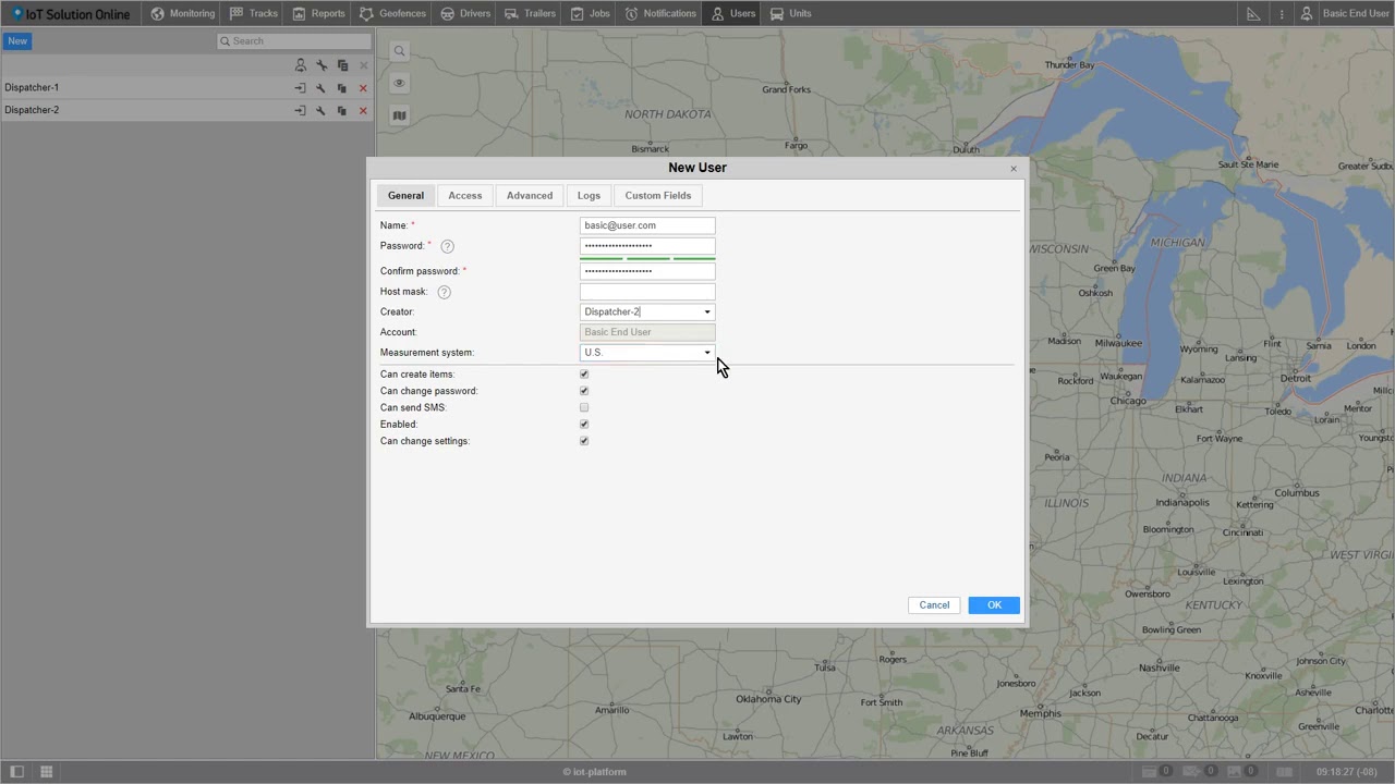 Understanding the Users Tab