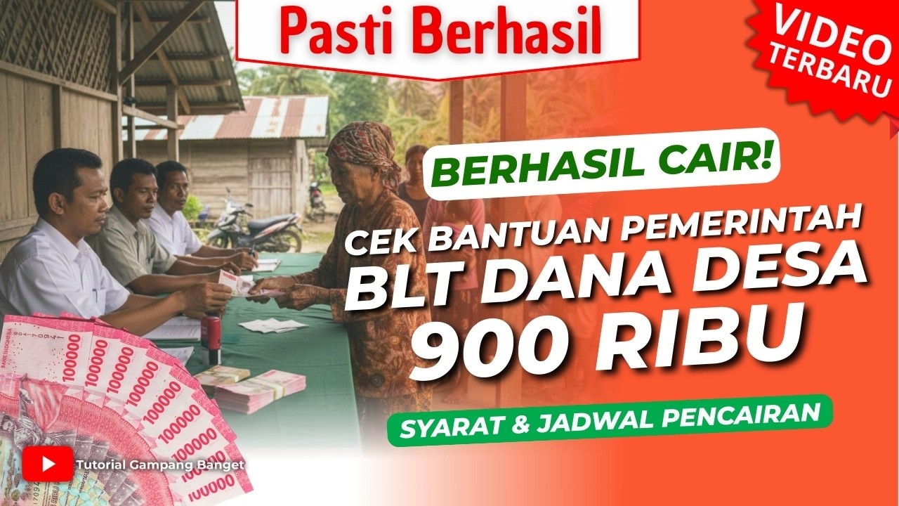 Cair 900 Ribu! Cara Cek Daftar Penerima BLT Dana Desa 2026 | Syarat Terbaru BLT Dana Desa 2026