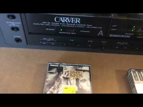 Carver PST-24 Rack Mount Double Auto-Reverse Cassette Deck | Reverb