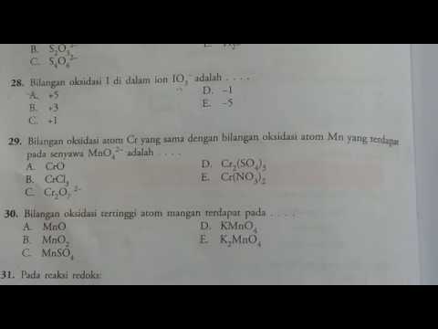 Menentukan bilangan oksidasi I dalam IO3
