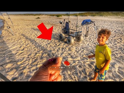 Strange Surf Fishing Bait Catches Fish in the Gulf of Mexico!