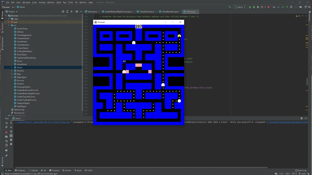 Pacman Java Demo
