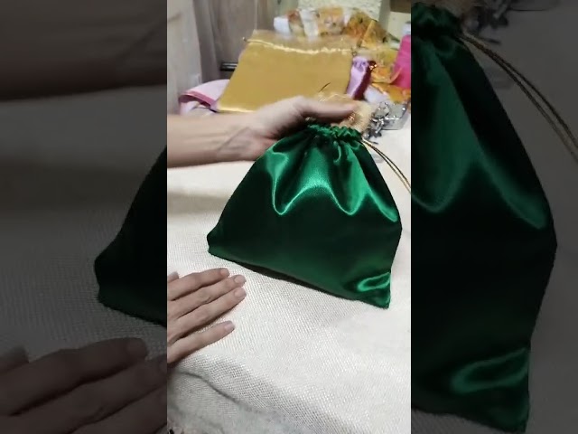 Satin pouch - Satin Pouch Gift Bag Trader - Retailer from Raipur