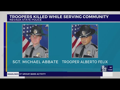 Nevada State Police identify officers killed on I-15 in Las Vegas