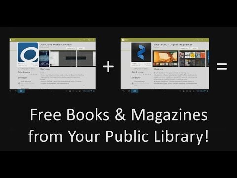 OverDrive + Zinio: FREE Ebooks & Magazines from Public Libraries!