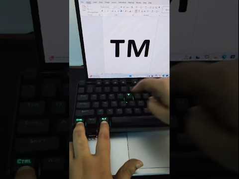 Trademark Symbol | #word #computer #asmr #windows #keyboards