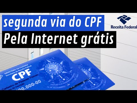COMO Tirar a Segunda via Do CPF Pela Internet | COMO Tirar a Segunda Via do CPF Online