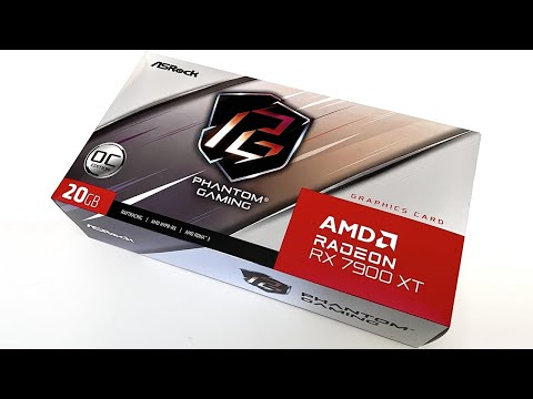 All-white Graphics Card for 4K Gaming - ASRock Radeon RX 7900 XT Phantom Gaming White 20GB OC