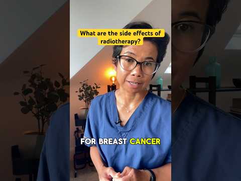 What are the side effects of radiotherapy after breast cancer? #breastcancerawareness #breastcancer