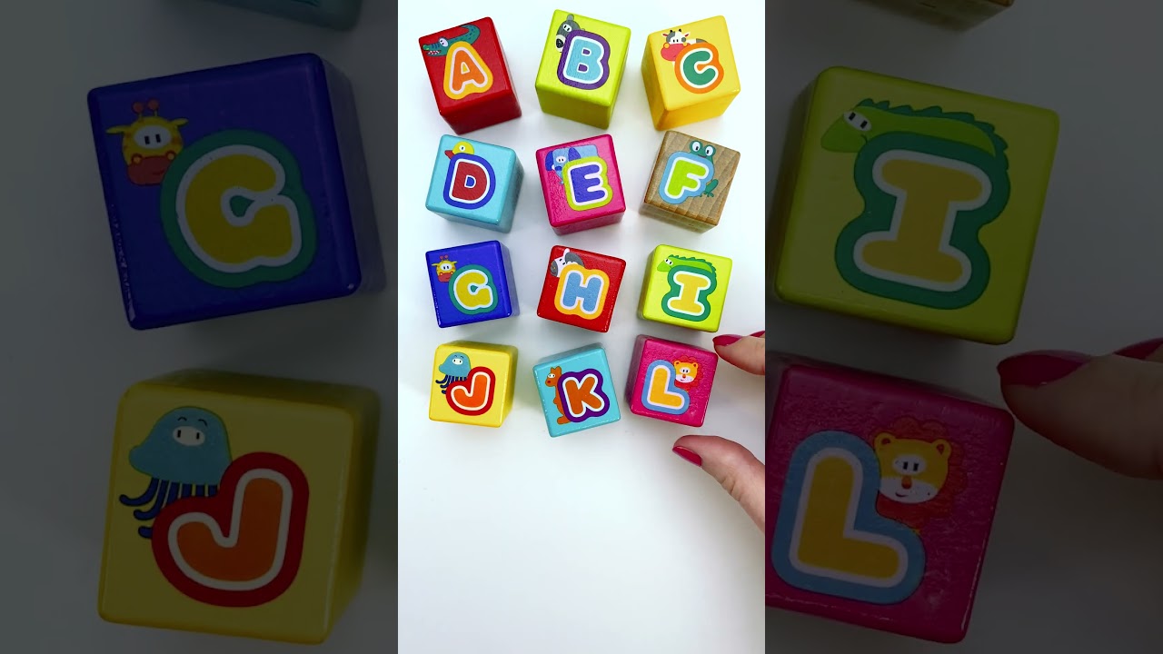 ¡Aprende El Abecedario Con Cubos! 🟡🔤 Ordenamos Las Letras Y Las Decimos Juntos