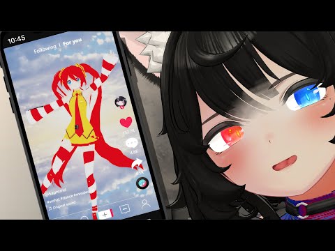 Steam Community :: Video :: VRChat | This MMD World has a TikTok overlay??