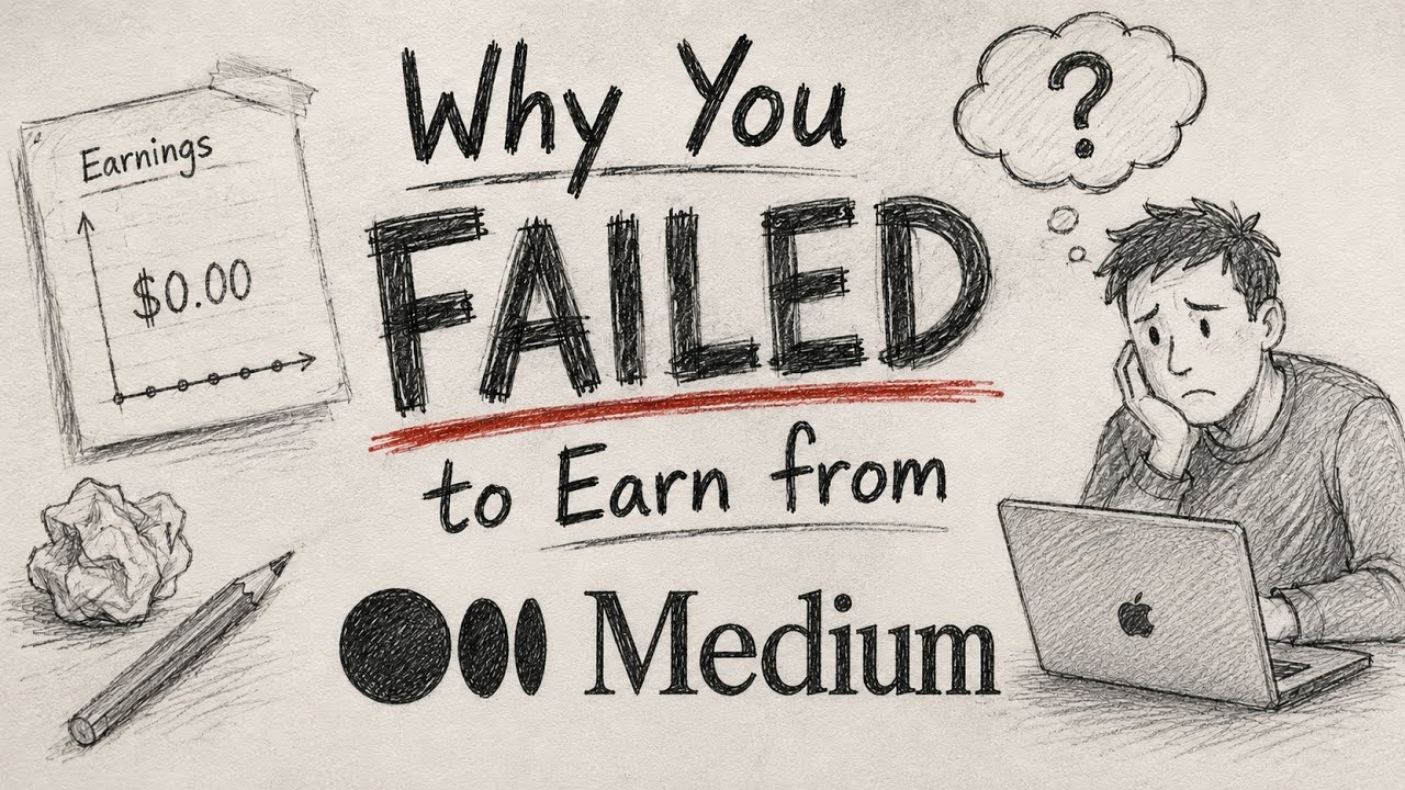 Why You Fail To Earn From Medium ?
