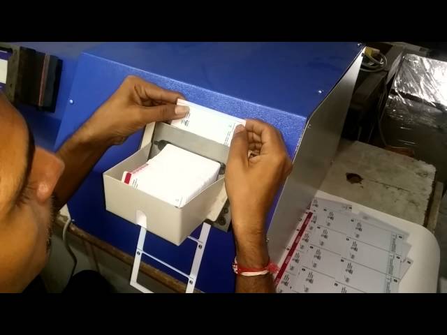 ID CARD CUTTING MACHINE - Motorized Double ID Card Cutter Manufacturer ...