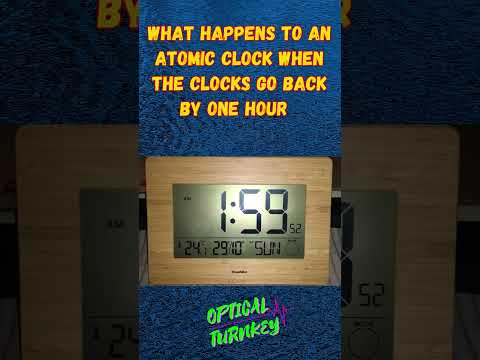 An atomic clock when clocks Change UK โฒ๏ธโโฒ๏ธโ