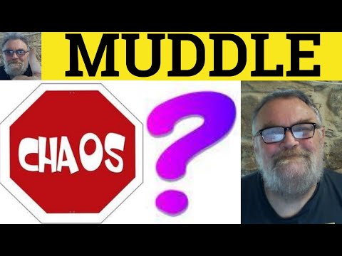 🔵 Muddle Meaning - Muddled Definition - Muddle Examples - Vocabulary CPE CAE - British Pronunciation
