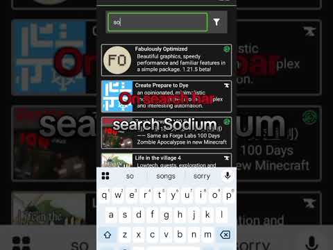How to download Sodium✨🔥✅ | How to download sodium | Pojavlauncher